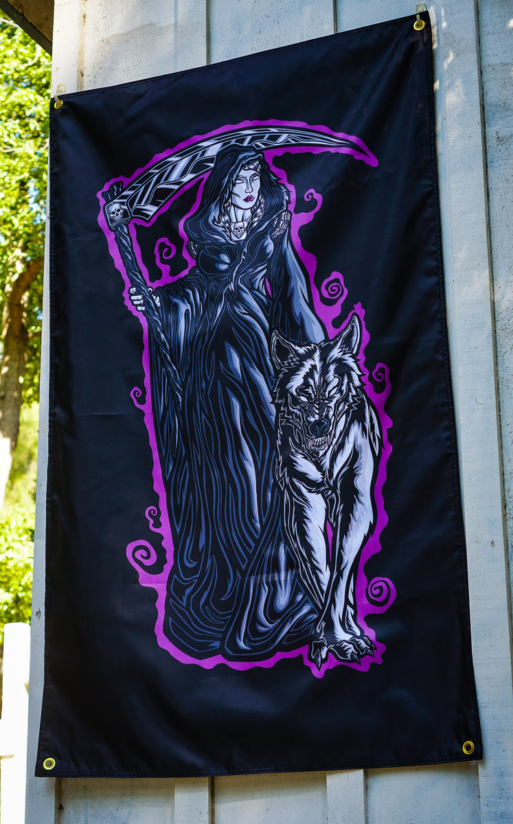 Fortune Teller Double-Sided Flag – Defcon Propaganda