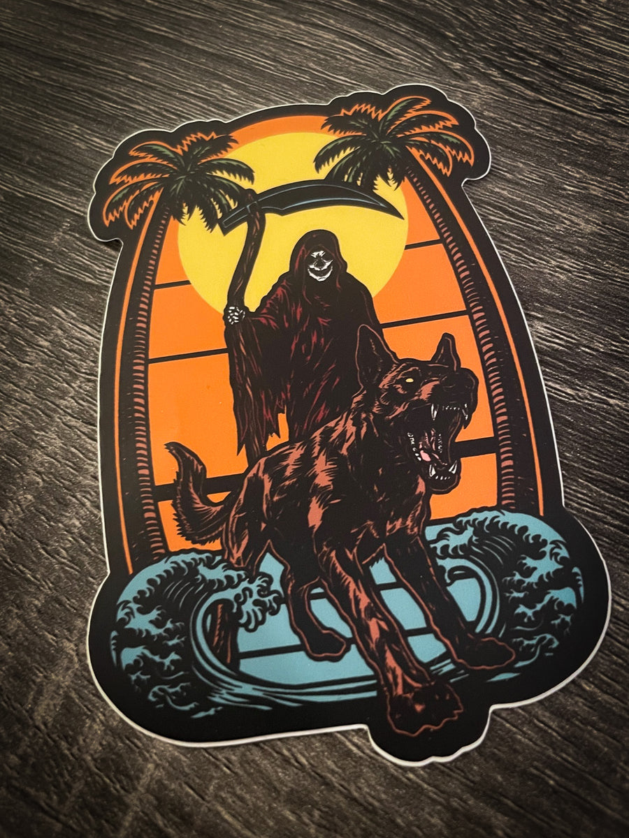 Summer Reaper Sticker – Defcon Propaganda