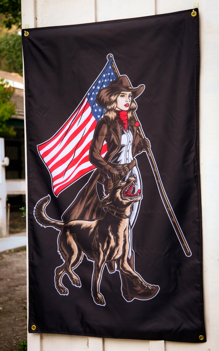 American Heroes Double-Sided Flag – Defcon Propaganda