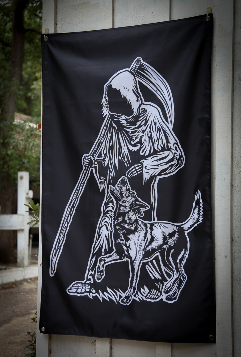 Ghostface / Reaper Double-Sided Flag – Defcon Propaganda