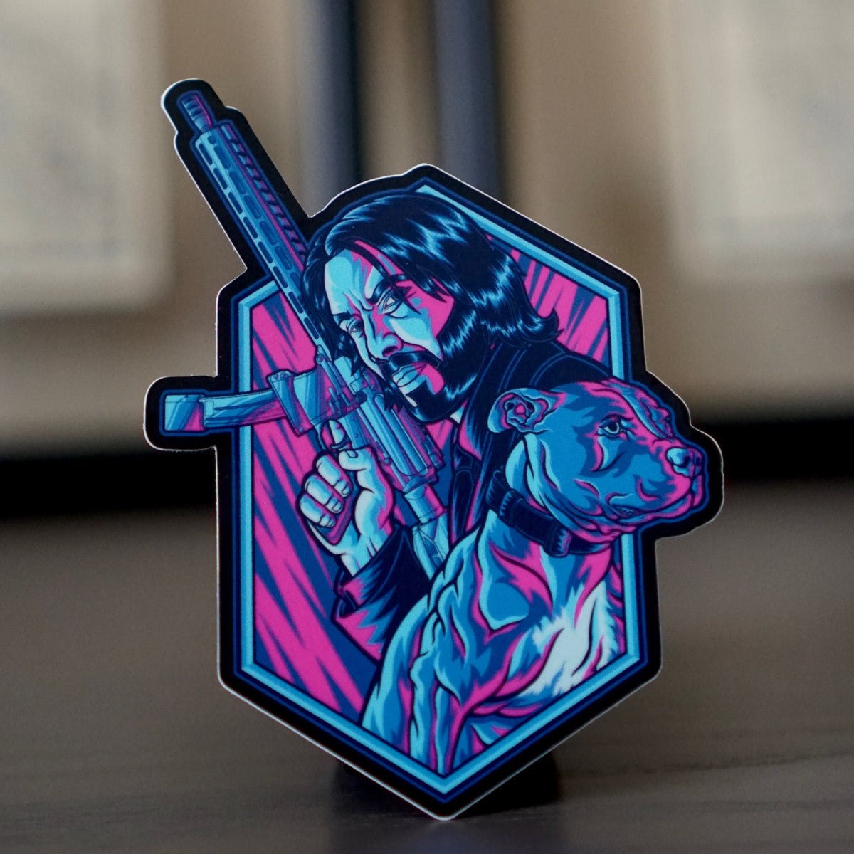 Defcon Wick "APBT" Die-Cut Sticker – Defcon Propaganda