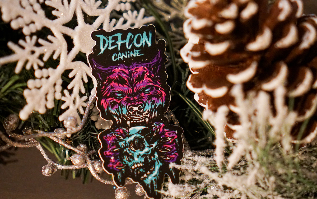Winter Wolf Die-Cut Sticker – Defcon Propaganda